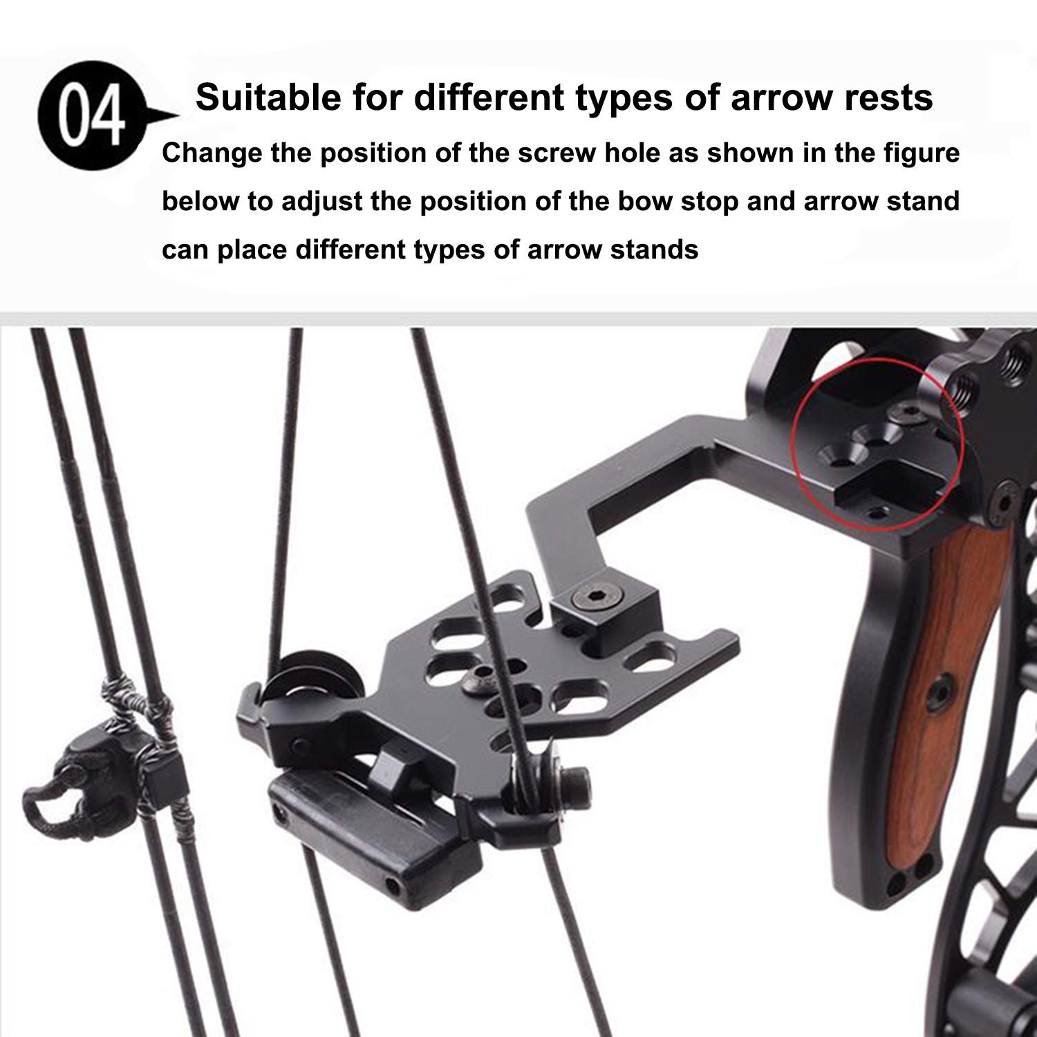 GOFEI Hunting Compound Bow, Archery Dual Purpose Composite Pulley Bow Outdoor Steel Ball Bow for Adult Archer Training