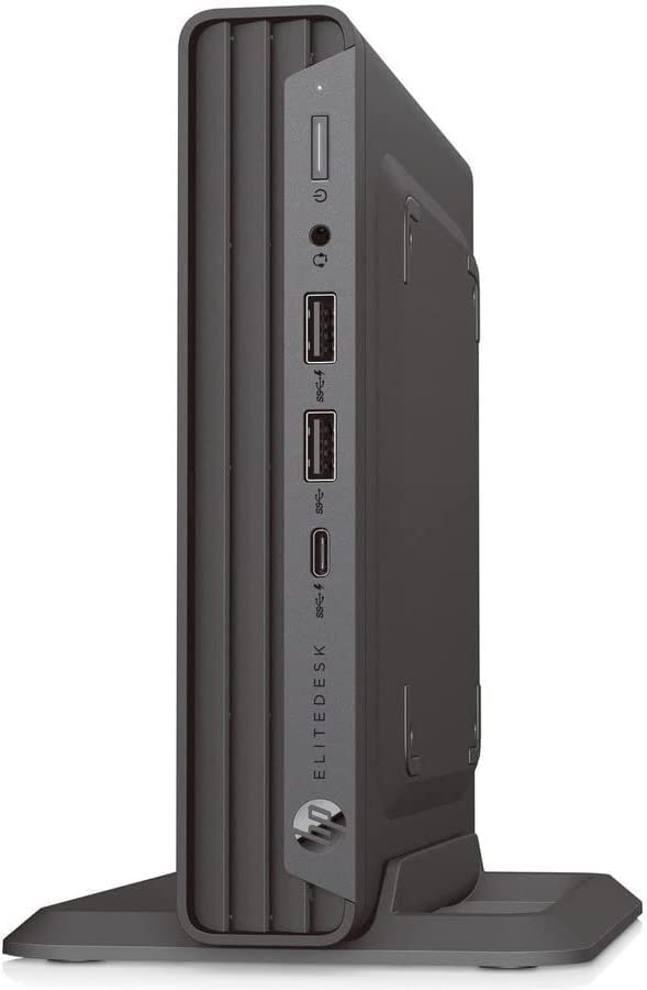 HP EliteDesk 800 G6 Mini Desktop Computer - 10th Gen Intel Core i7-10700T 8-Core up to 4.5 GHz Processor, 64GB DDR4 RAM, 256GB NVMe SSD, Intel UHD Graphics 630, Wi-Fi 6 + Bluetooth 5.1, Windows 10 Pro