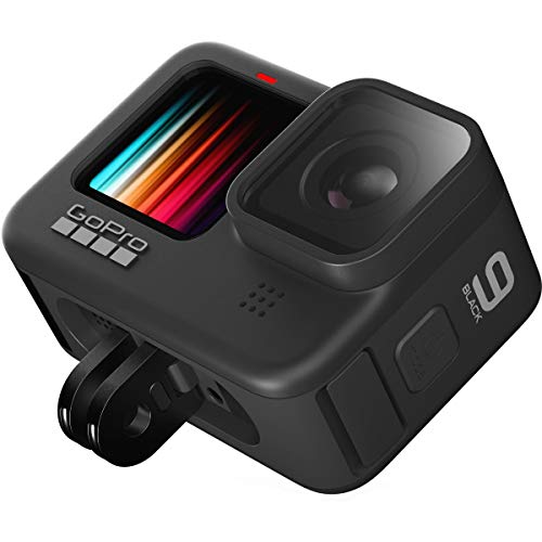 GoPro HERO9 Black Action Camera with GoPro Dual Battery Charger + Battery for HERO9 Black & 128GB Micro-SD Card