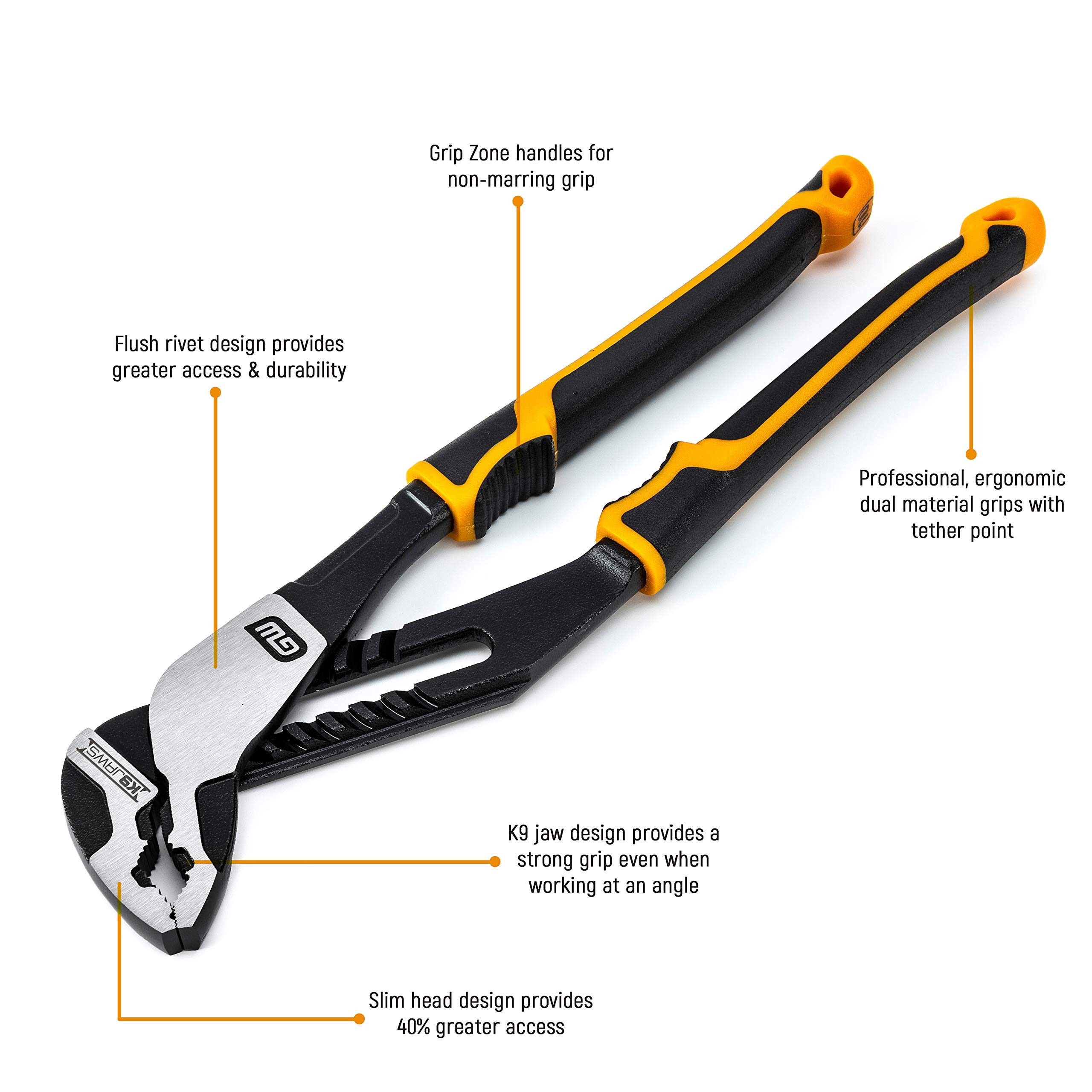 GEARWRENCH 4 Piece PITBULL Dual Material Mixed Plier Set - 82203C