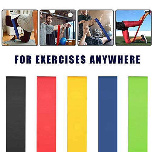 GRASEP Home Gym Straps Workout Yoga Exercises Fitness (Resistance Bands)