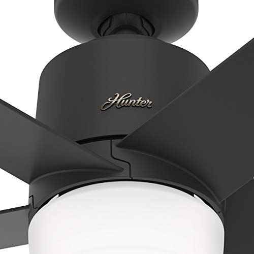Hunter Fan Company 51198 Stylus Ceiling Fan, 52, Matte Black