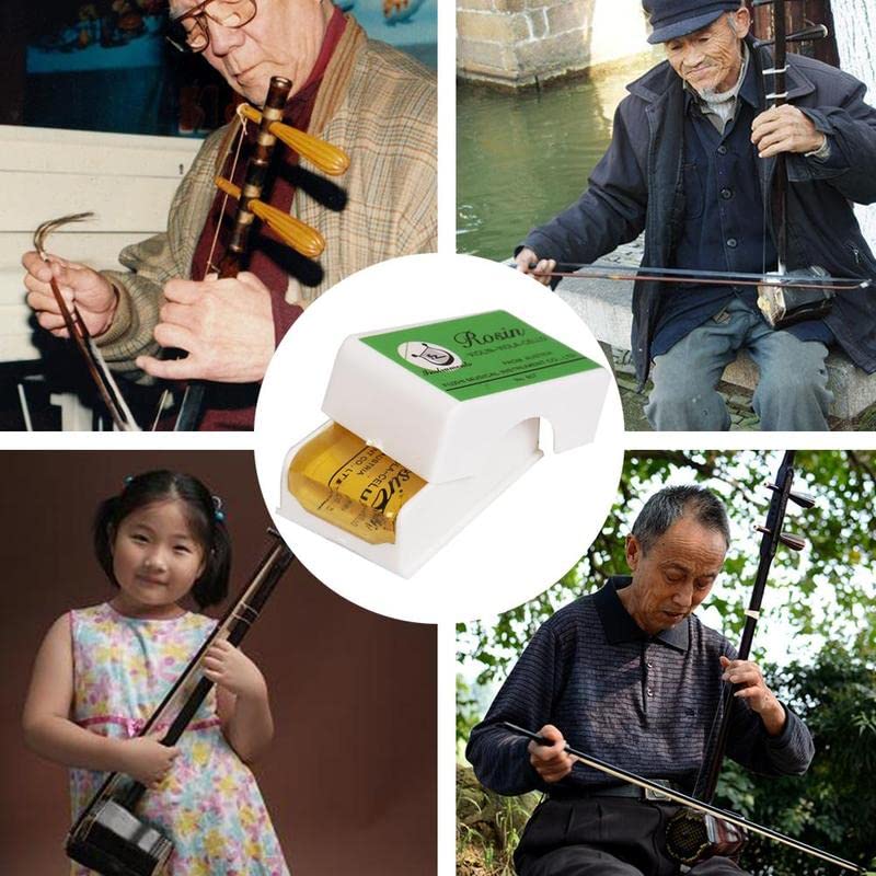 Geva Natural Violin Rosin 8 pack Violin Rosin Light Low Dust Resin Suit for Violin Viola & Cello