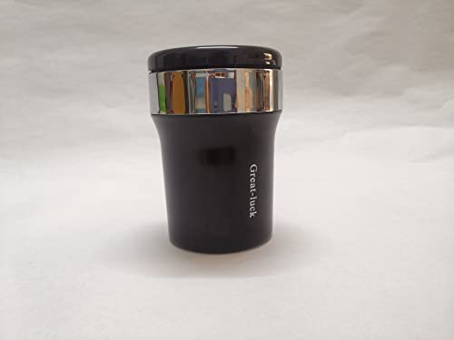 Great-luck car ashtray,Car Ashtray with Lid, Portable Ashtray for Car, Mini Car Trash Can