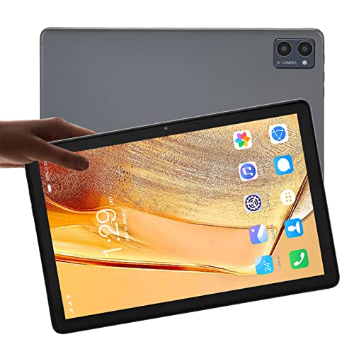 HEEPDD Gaming Tablet, Office Tablet 10.1 Inch FHD Octacore CPU US Plug 100β240V (Grey)