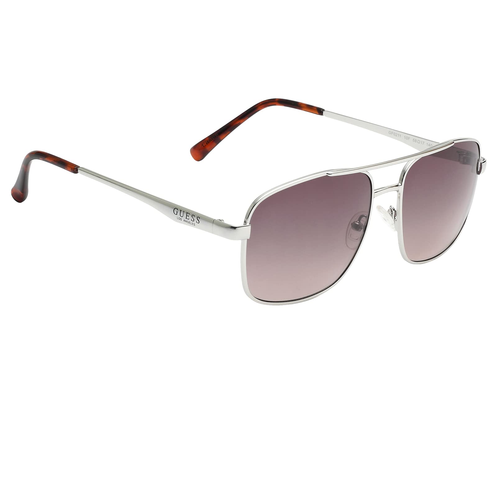GUESS GF0211 Shiny Light Nickeltin/Gradient Brown One Size