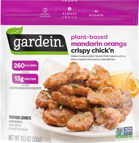 Gardein Mandarin Orange Crispy Plant-Based Chick'n, Vegan, Frozen, 10.5 oz.