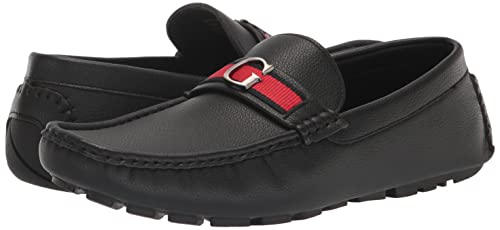 Guess Men's AUROLO Driving Style Loafer, Black 001, 12