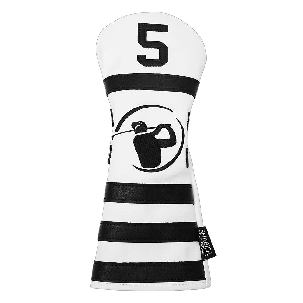 Golf Club Head Cover PU Leather Driver FW Fairway Wood Hybird Covers (4pcs)