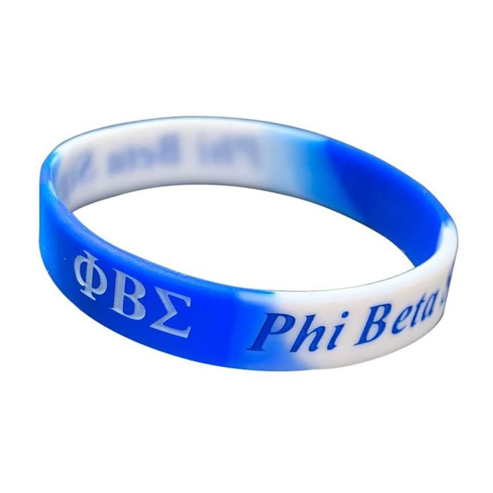 Greekgear Phi Beta Sigma Silicone Bracelet