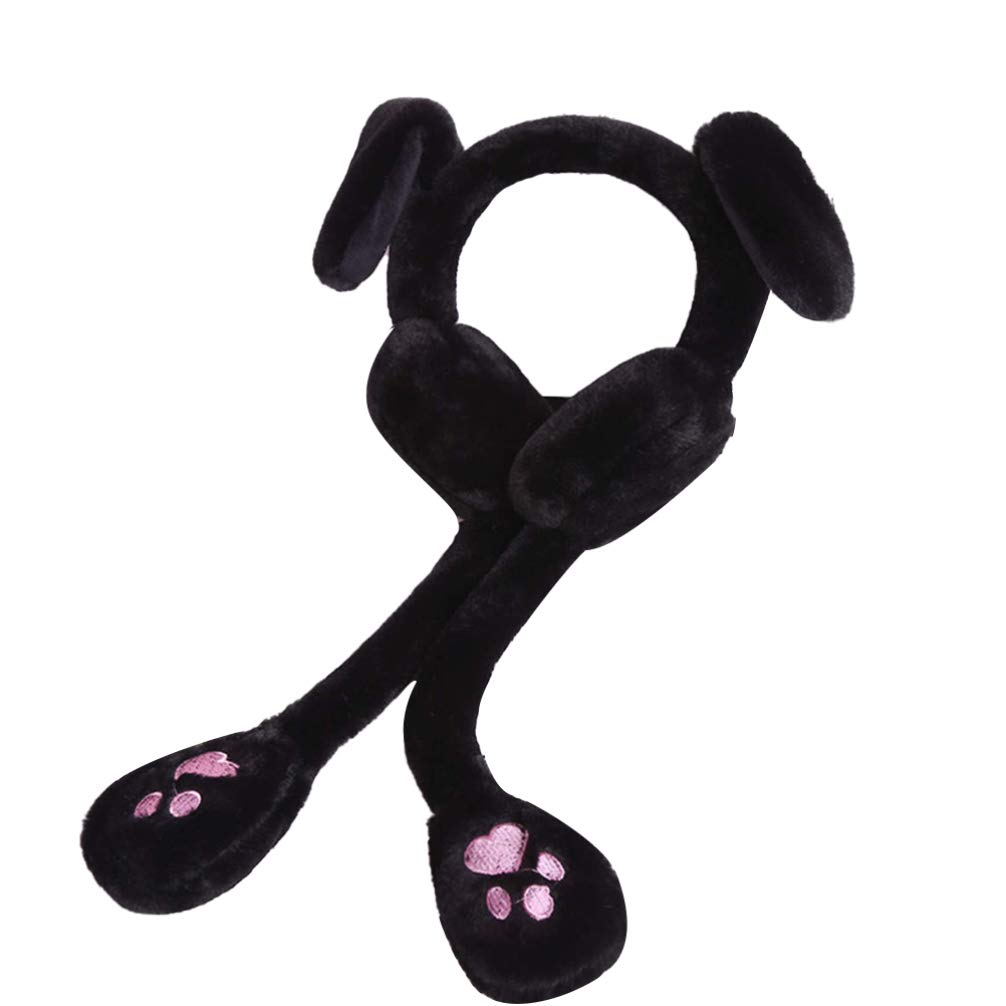 generic Rabbit Ear Earmuffs Easter Rabbit Ear Headbands Winter Ear Warmers for Women Girls White 305B2RYP3317Z