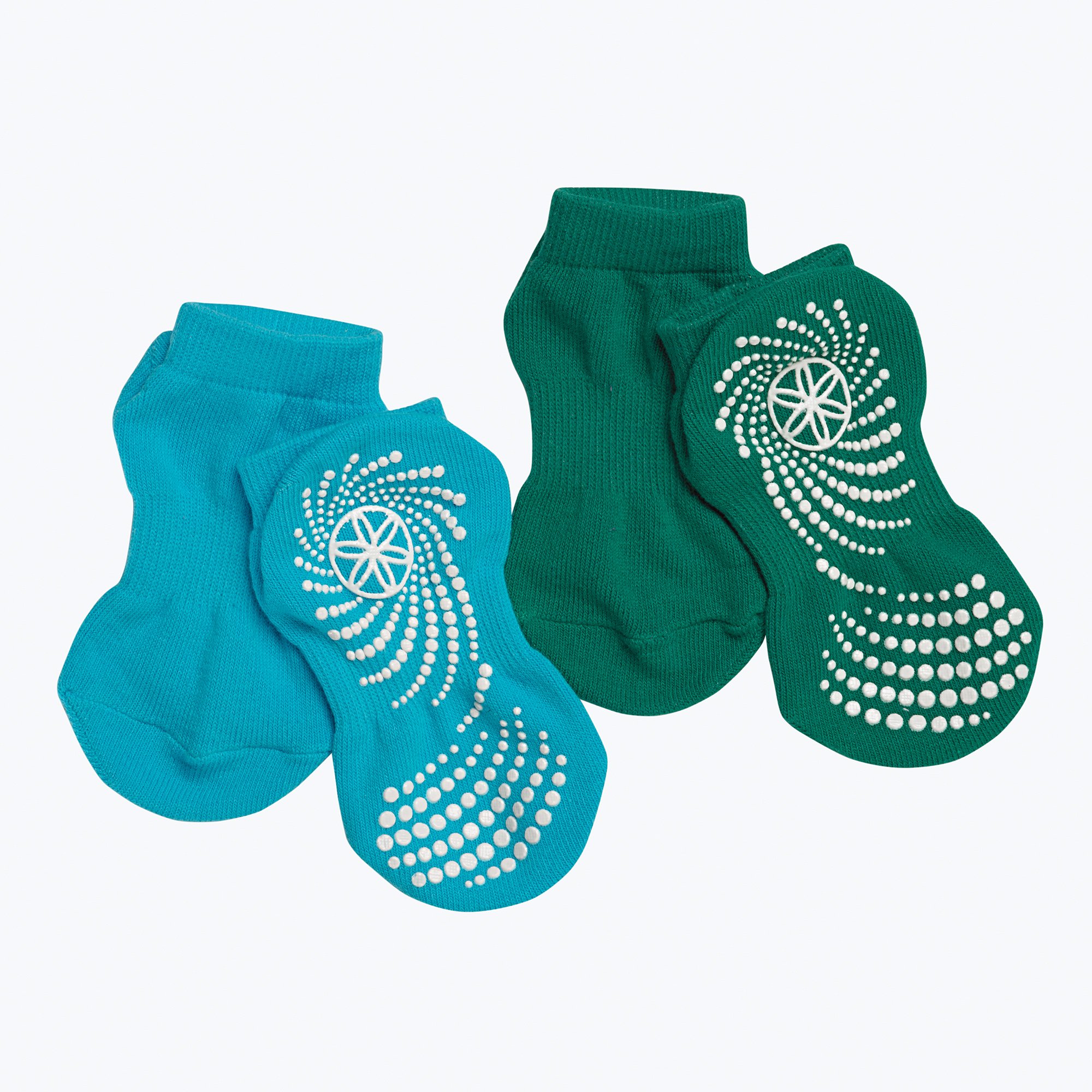 Gaiam Kids Yoga Socks (Pack of 2), Pink/Purple