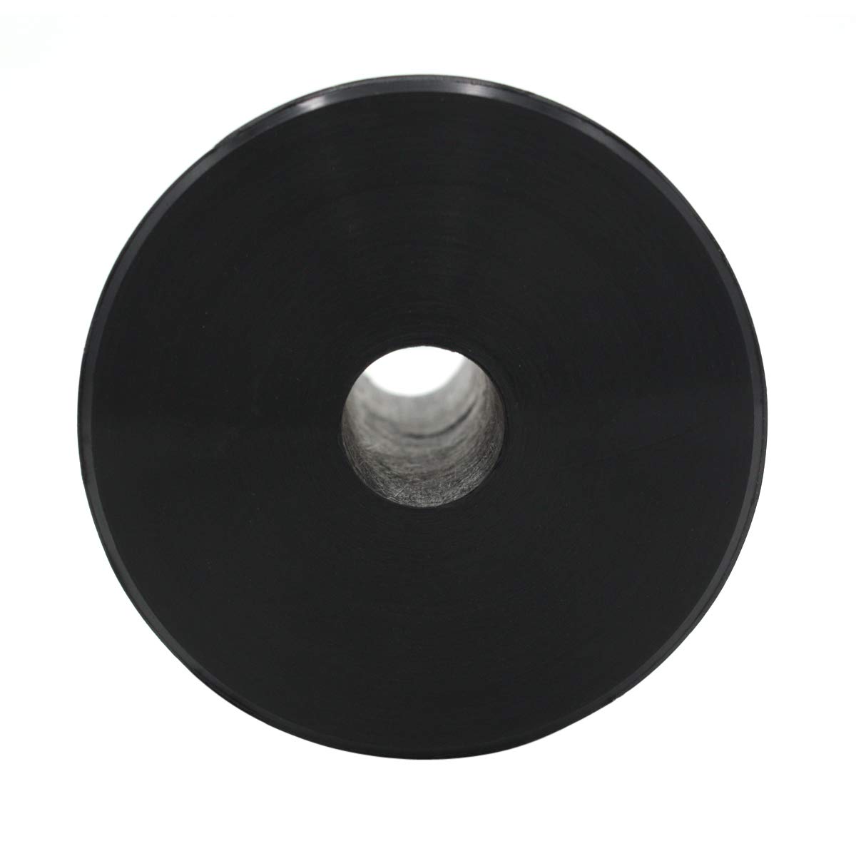GHmarine 4 Inch Width Boat Trailer Black Molded Rubber Spool Roller - 5/8β Hole