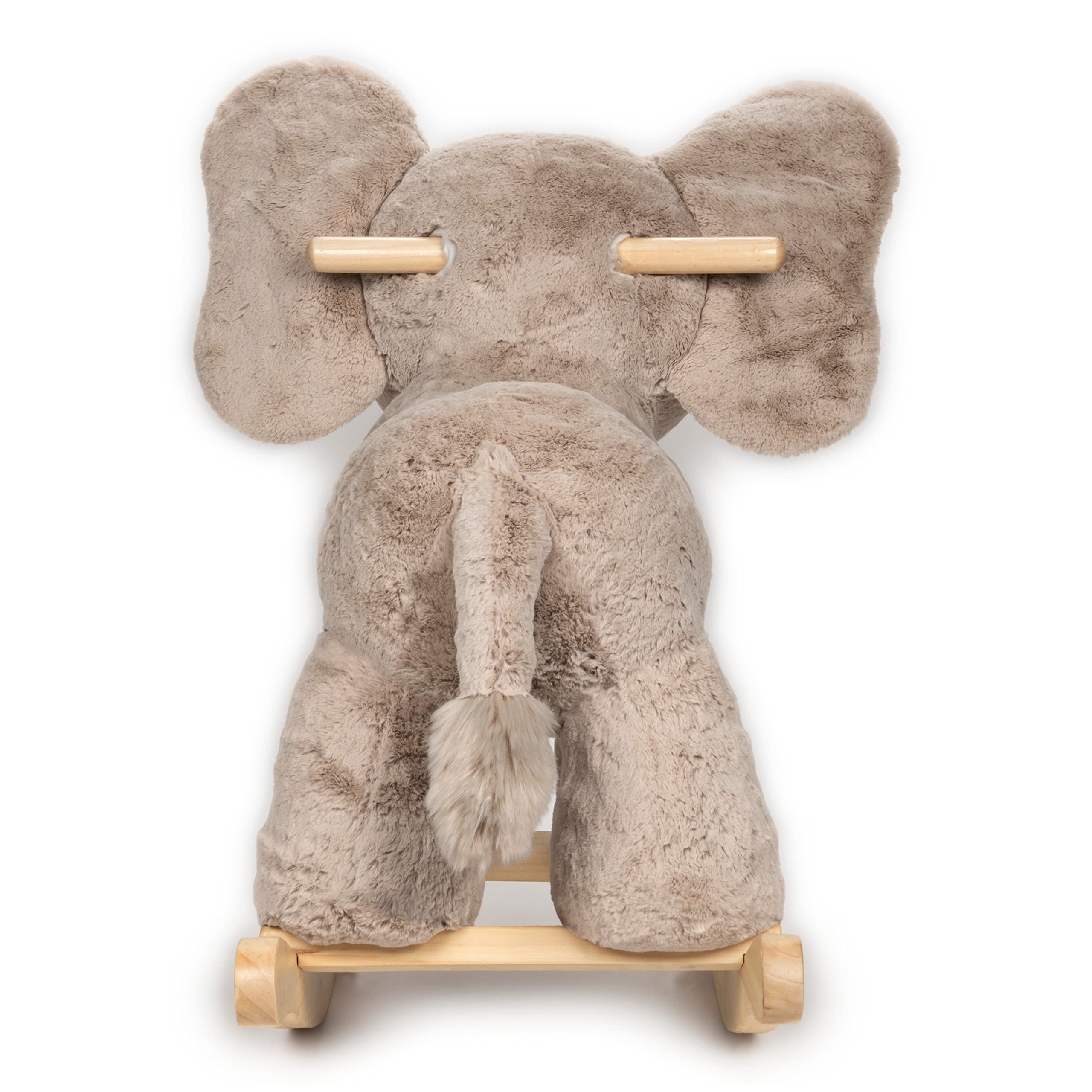 GUND Baby Lamb Rocker with Wooden Base Plush Stuffed Animal Nursery, Cream, 21.5"