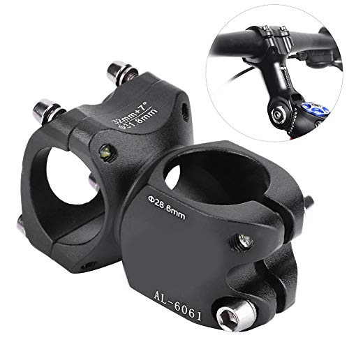 HERCHR Bicycle Short Handlebar Stem, 31.8 Stem 32mm Bike Stem for Most Bicycle, Road Bike