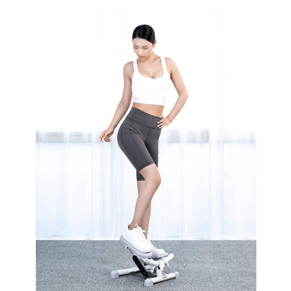 GRETD Mini Stepper Stair Stepper Exercise Equipment with Resistance Bands and Twisting Action