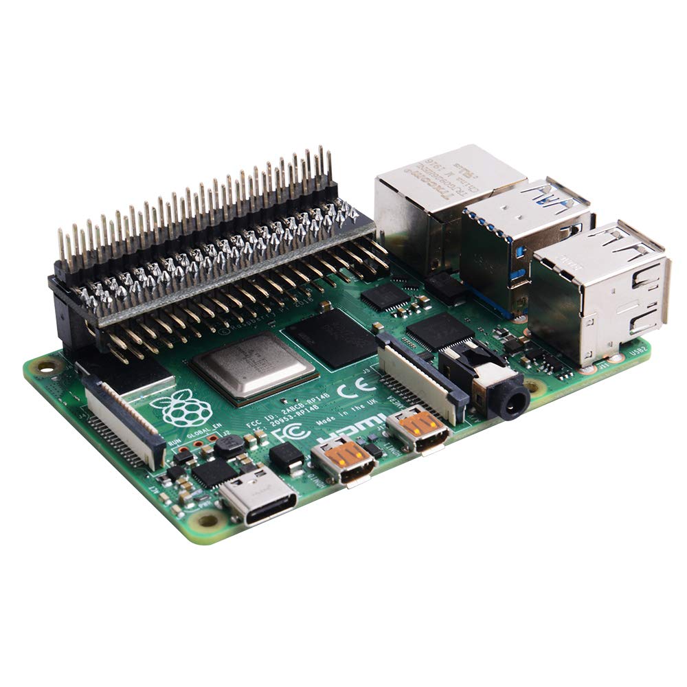 GeeekPi Micro Connectors 40-pin GPIO 1 to 2 Expansion Board for Raspberry Pi, 2 x 20-pin Strip Dual Male Header Double Row Straight GPIO Connector Pin Header Compatible with Raspberry Pi(2Pack)
