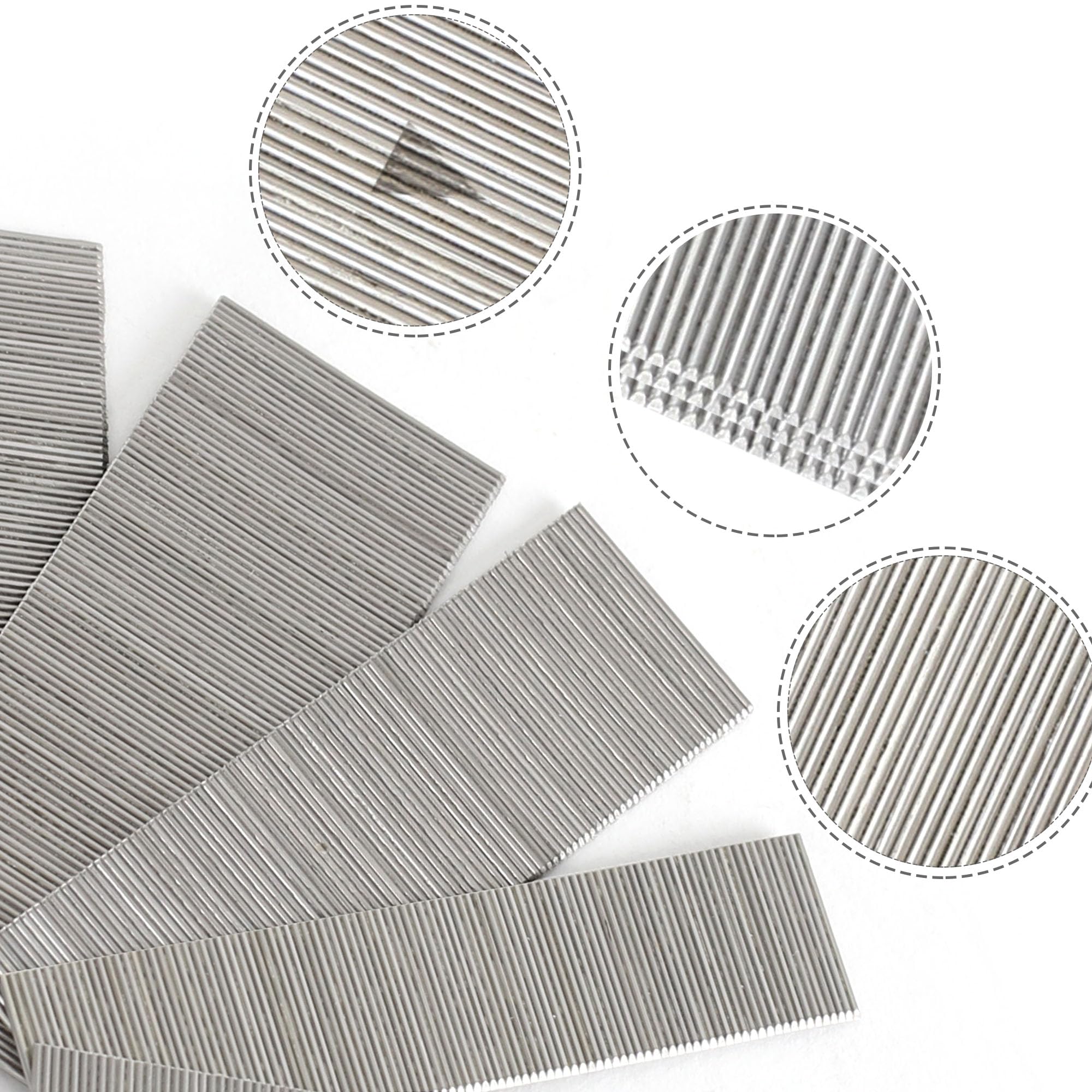 HAMWOO 5000Pcs 23 Gauge Stainless Steel Pin Nails, Headless Pinner Nails (3/8",5/8",4/5",1",1-3/16") assorted 5 sizes for Molding Cabinetry Building photo frame,handicrafts
