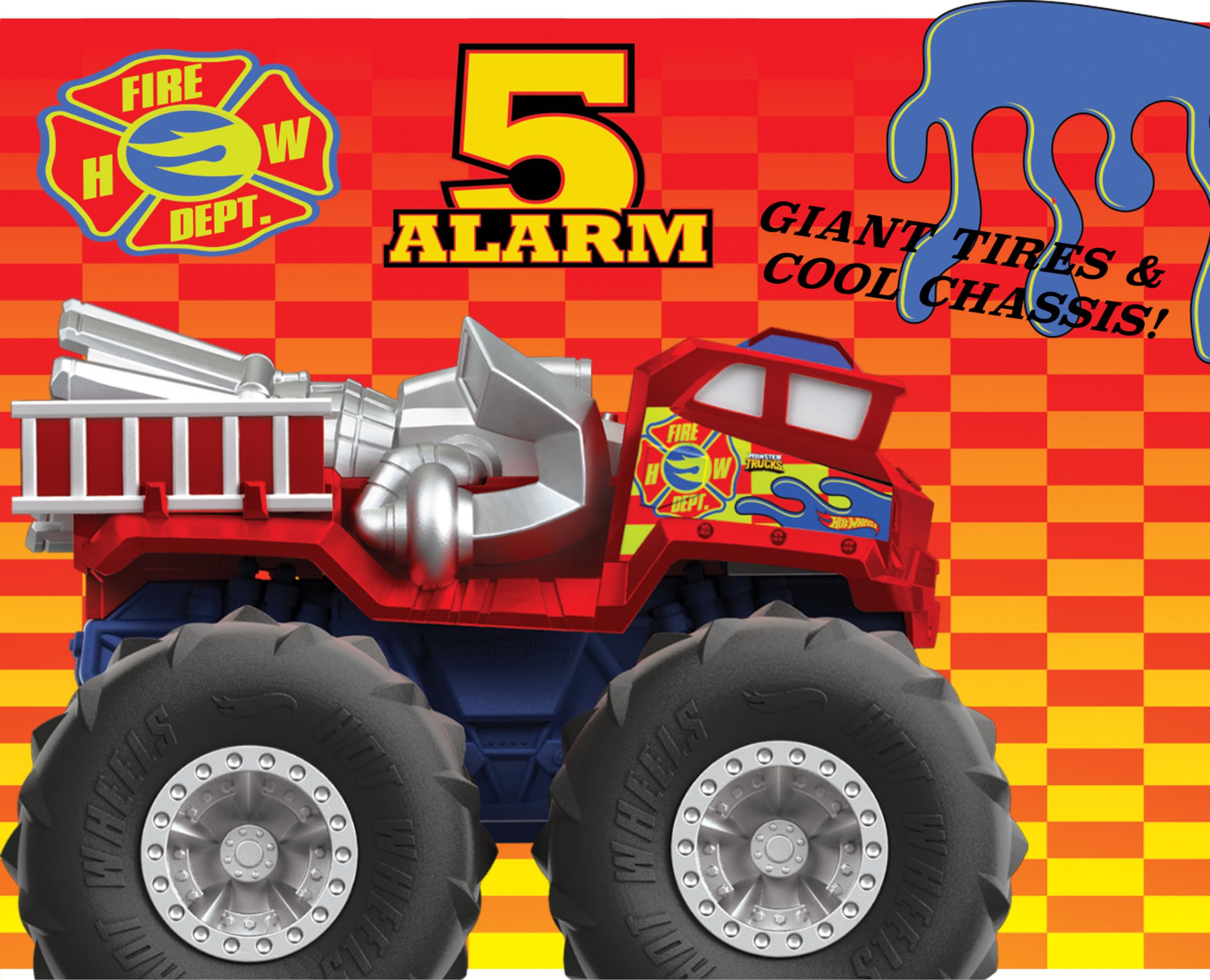 Hot Wheels Monster Trucks Twisted Tredz Vehicles, Creature-Themed 1:43 Scale Toy Truck with Pull-Back Motor & Giant Wheels, Gift for Kids Ages 3 Years Old & Up