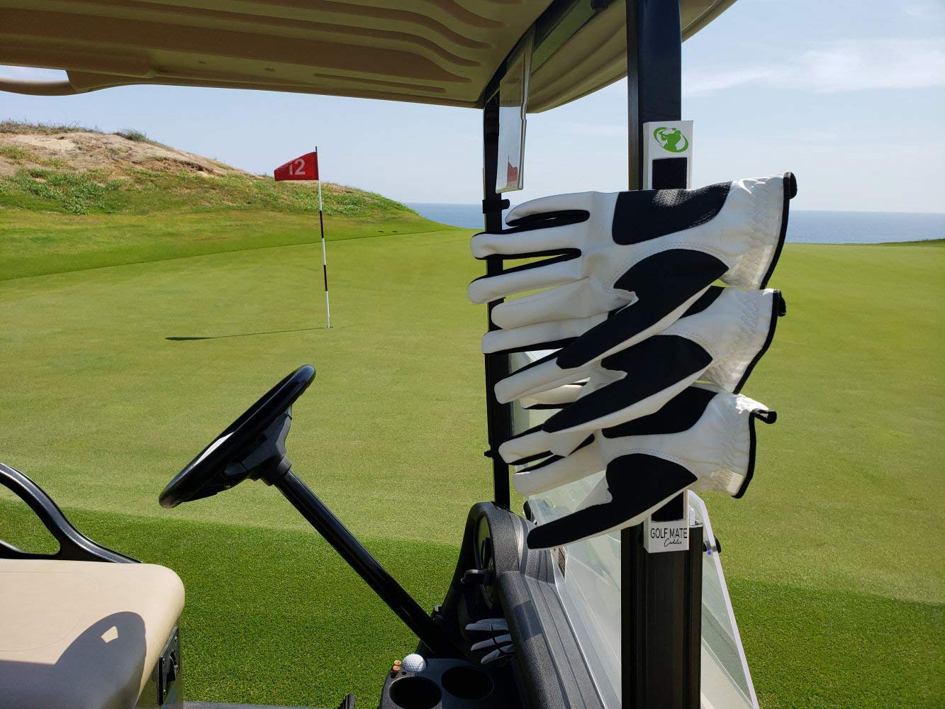 Golf Mate Caddie | Golf Glove Dryer | Removable Cart Accessory (Range Finder Option)