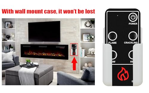 GENGQIANSI Replacement for Electric Fireplace Heater Remote Control EF290 EF290A EF42C Western 23 26 30 33 33low Klaus33