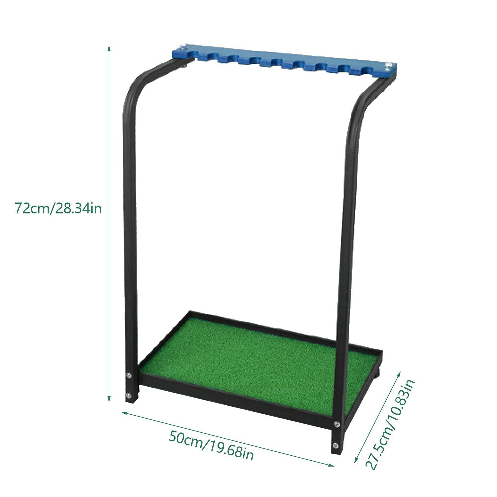 Golf Putter Stand, Heavy Duty Golf Club Organizer Rack, 9 Putters Organizer Holder, Golf Club Organizers, Golf Club Display Golf Putter Rack (US Stock)