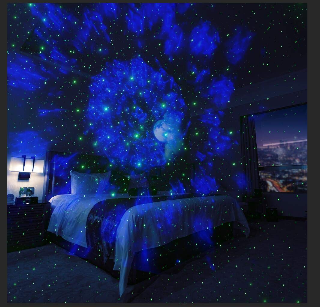 Galaxy Light Projector for Kids, Nebula Star Projector with Remote Control Star Night Light for Bedroom Party Home Decor Planetarium Ambiance Gift for Children and Adults (Black)