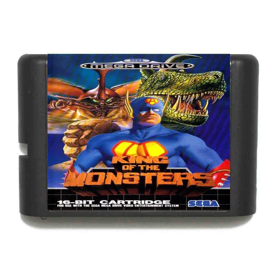 King Of The Monsters 16 Bit MD Game Card For Sega Mega Drive For Genesis (Black)