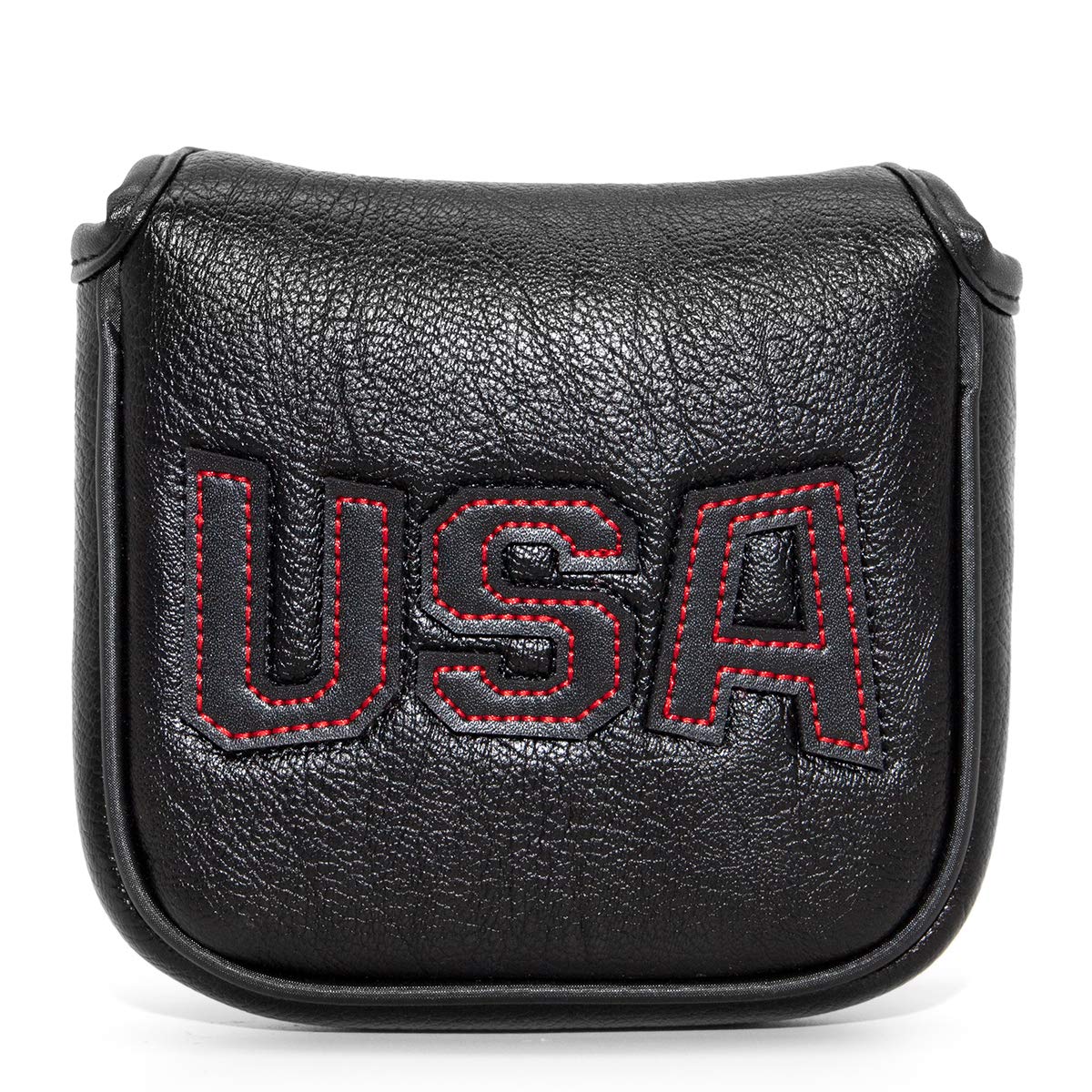 Golf Putter Cover, Putter Headcovers Golf Club Head Covers Putter Headcover for Blade Leather Golf Mallet Putter Head Covers with Magnetic for All Brands USA Style