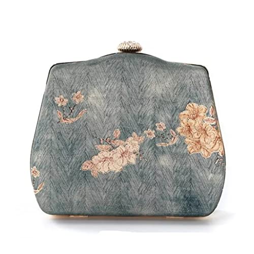 GPPZM Women's vintage handbag Chinese handmade handbag dinner bag