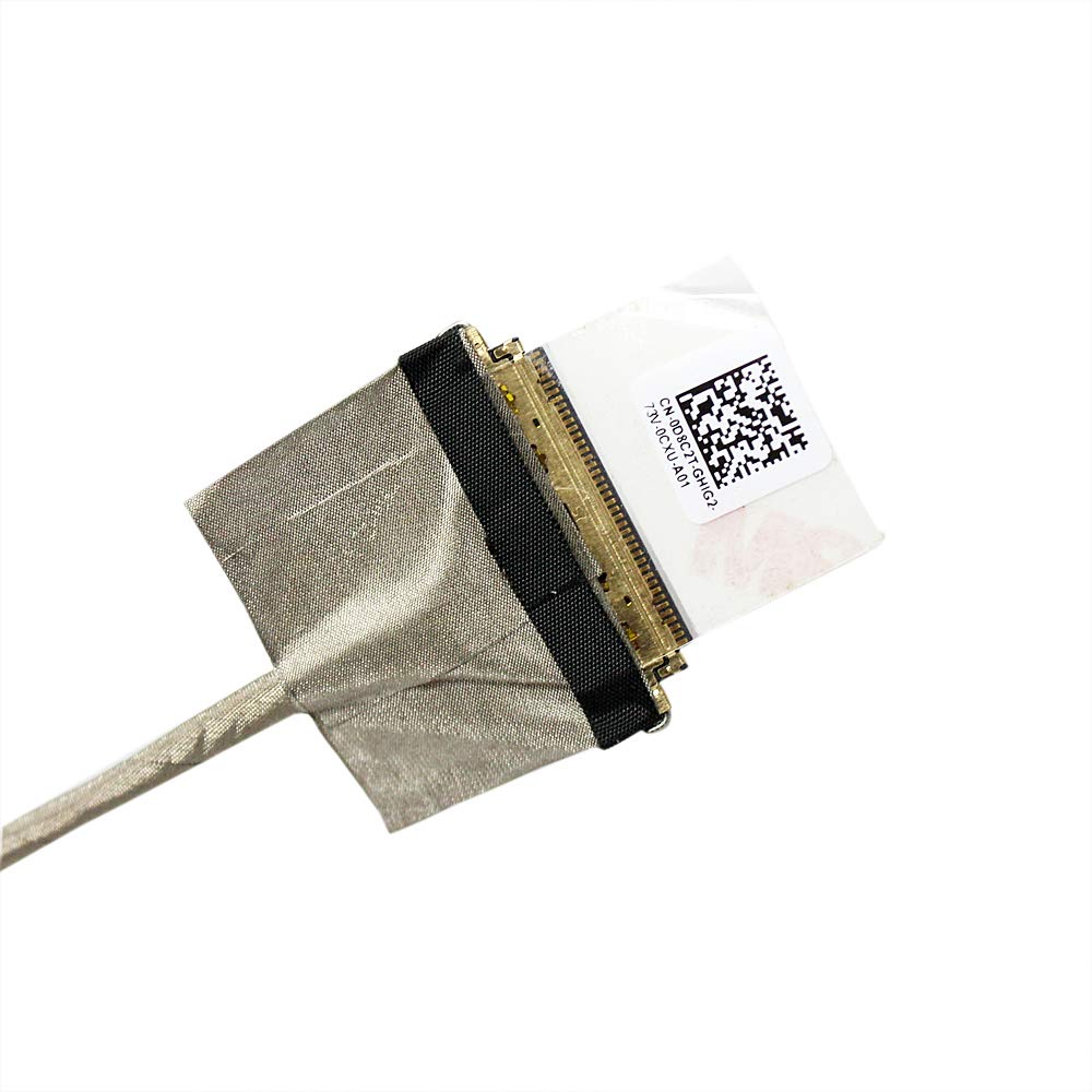 GinTai LCD LED Screen Video Display Cable Replacement for Dell Ins-piron 15 5000 5565 5567 BAL20 D8C2T 0D8C2T DC02002GZ00 40Pin