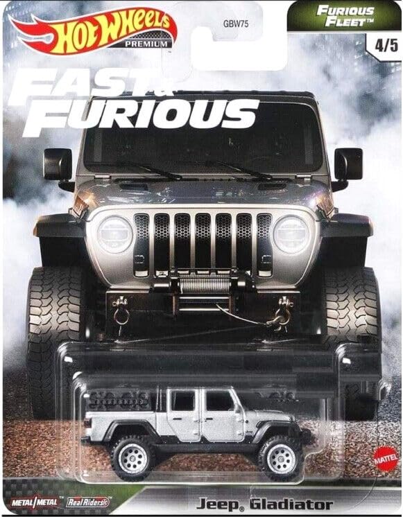 Hot Wheels Premium Fast & Furious Fleet Complete Set of 5 Diecast Vehicles from GBW75-956N Release