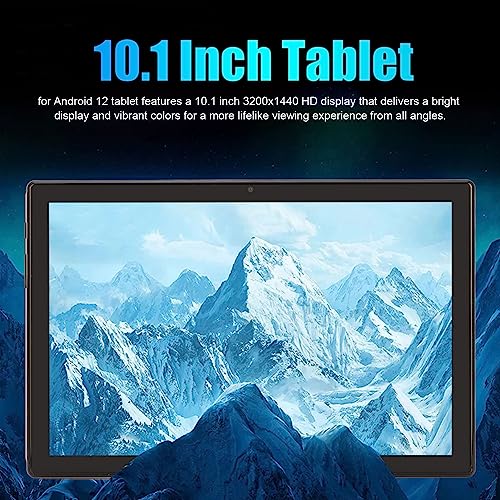 HD Tablet, Dual SIM Dual Standby Octa Core 10.1 Inch 100β240V 5G WiFi Tablet for Android 12 for Adults (US Plug)