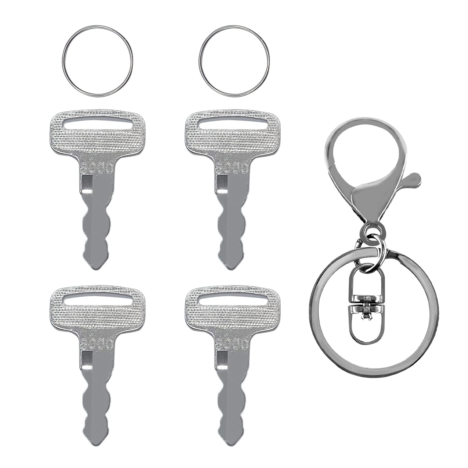 Golf Carts Keys 4 PCS Golf Cart Replacement Ignition Keys for Yamaha G14 G16 G19 G22 G29/Drive Golf Cart OEM# JU2-H2511-00 Gas/Electric