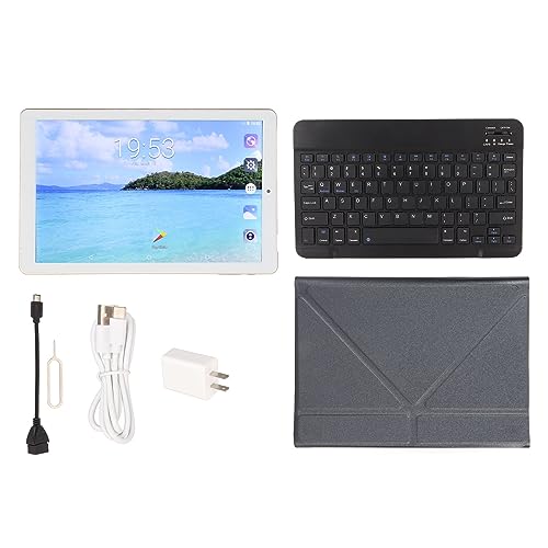 HEEPDD Tablet, US Plug 100โ240V HD Tablet RAM 4GB ROM 64GB 10.1in 8 Core Smoothly Operation for Leisure (US Plug)