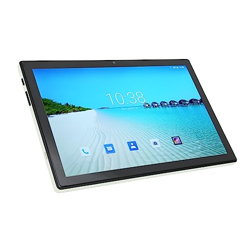 Haofy HD Tablet, Tablet PC Aluminium Alloy Dual Camera 10.1 Inch IPS 4G LTE 5G WiFi 2GB RAM 32GB ROM for Business (Green)