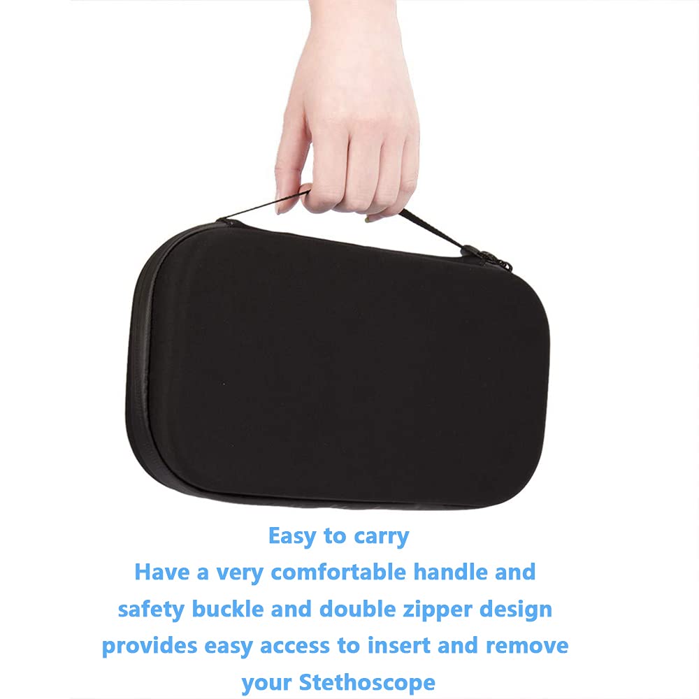ZLiT Carrying Stethoscope Case,Shockproof Travel Portable Stethoscope Bag Compatible with 3M Littmann Stethoscope Fit for Nurses,Doctor and Medical Students