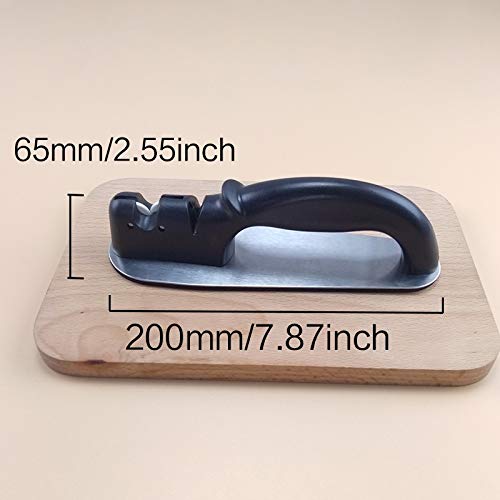 Handle Sharp Knife Sharpener Household Square Head Sharpener Two Slot Tungsten Steel Ceramic Sharpening Stone Kitchenware