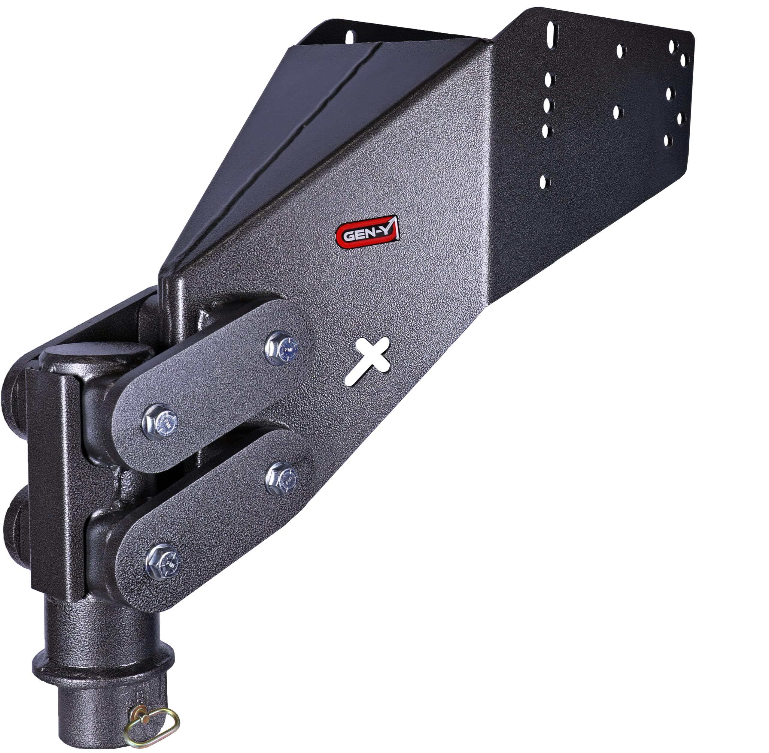 GEN-Y Hitch Executive Torsion-Flex Manual Latch Fifth Wheel to Gooseneck, 2 5/16" Coupler, 1.5K - 3.5K Pin Weight Range, 21K Towing Capacity
