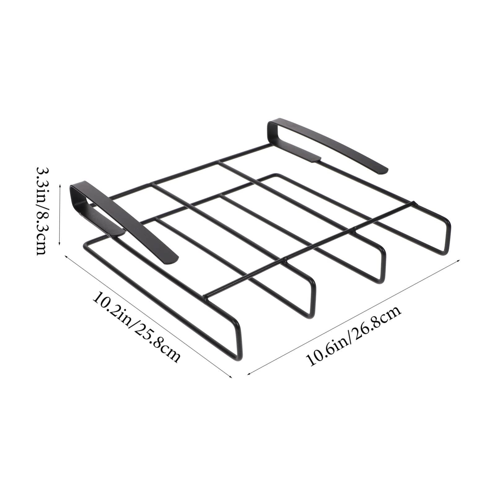Hemoton hanging chopping board rack kitchen storage organizer under cabinet cutting board holder shelves brackets metal shelf kitchen mug holder Stainless steel kitchen utensils pot cover