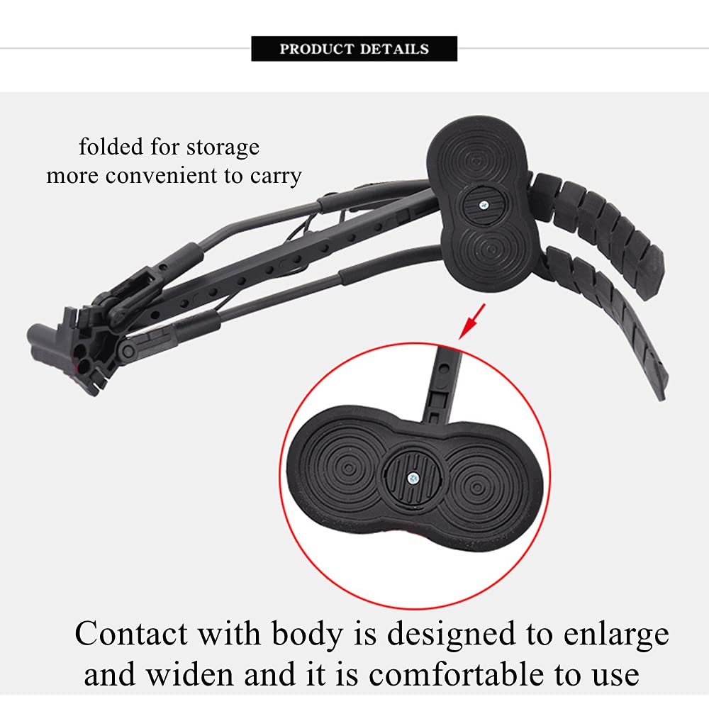 Generic Saxophone Shoulder Harness Aluminum Metal Sax Holder Comfortable Sax Neck Strap Hook for Saxophone for Horn Tenor Baritone Alto Sax Soprano Clarinet
