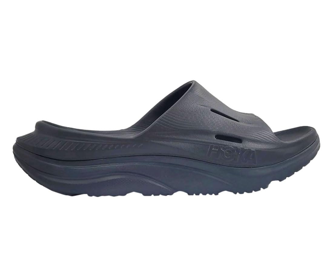 HOKA ONE ONE ORA Recovery Slide 3 Unisex Sandals Size 9, Color: Black/Black