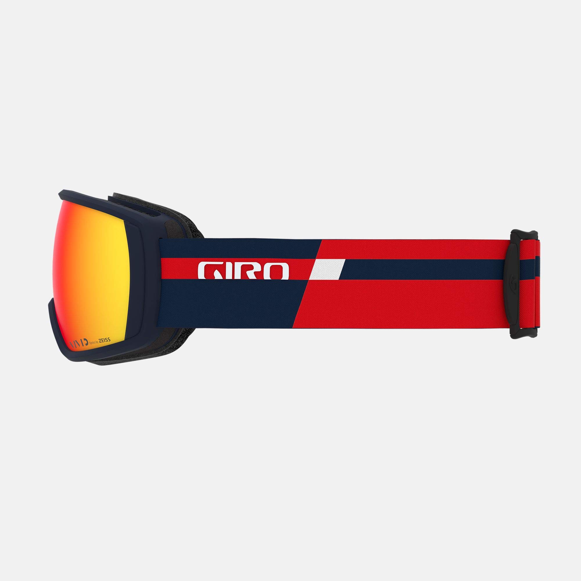 Giro Balance Ski Goggles - Snowboard Goggles for Men & Youth - Red Midnight Podium Strap with Vivid Ember Lens