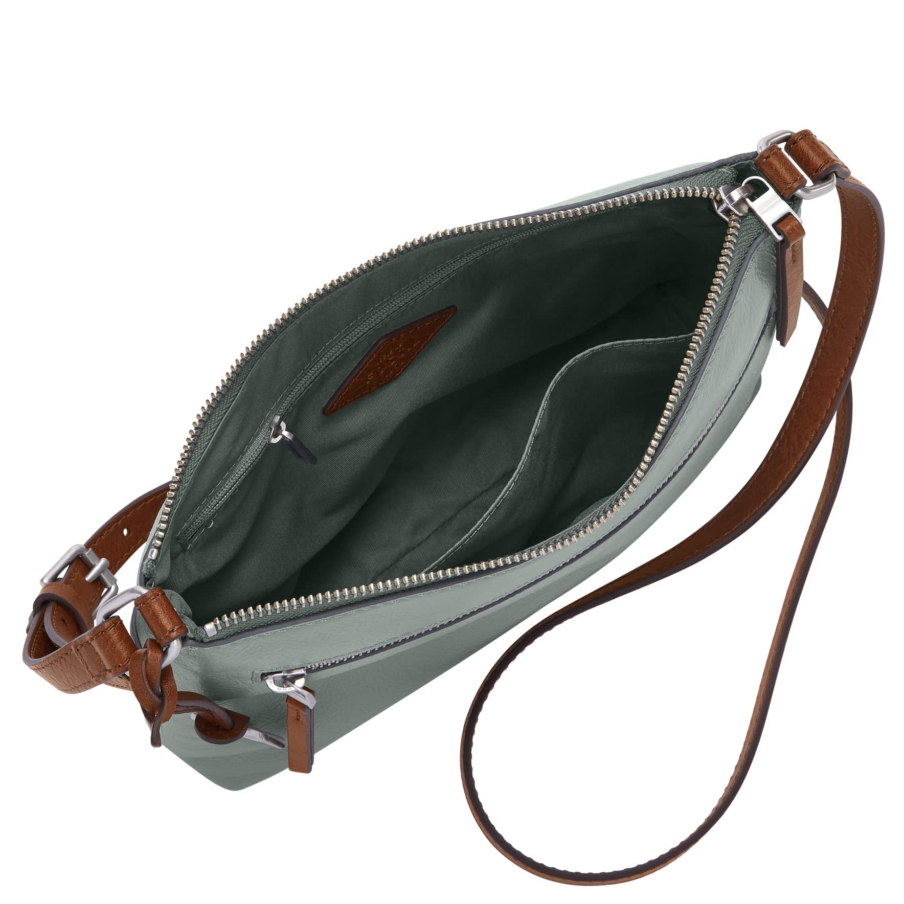 Fossil Womens Fiona Small Crossbody, Smokey Blue, One Size US