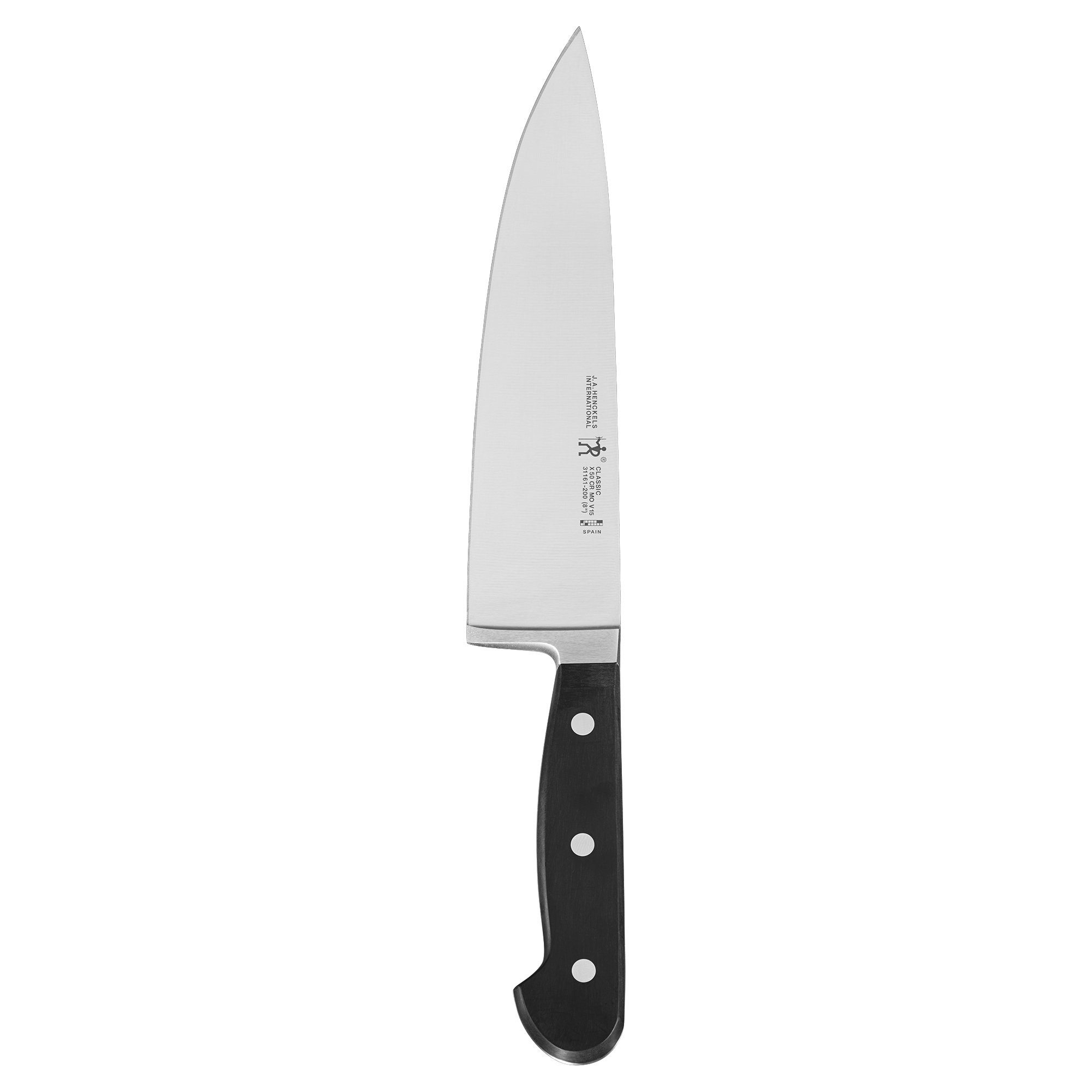 HENCKELS Classic Razor-Sharp Steak Knife 4 Piece Set, German Engineered Informed by 100+ Years of Mastery & Classic 8 in Chefs knife
