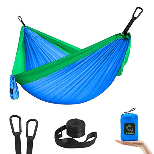 Grassman Kids Small Hammock for Camping Portable Hammock for Child Girls Boys Ultralight Backpack Mini Hammocks with Straps Red