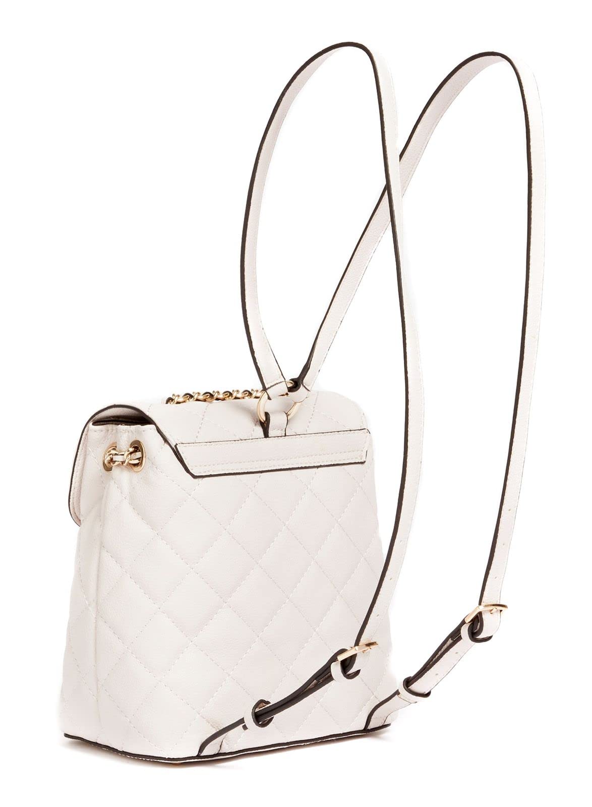 GUESS womens Gillian Backpack, Stone, one size US