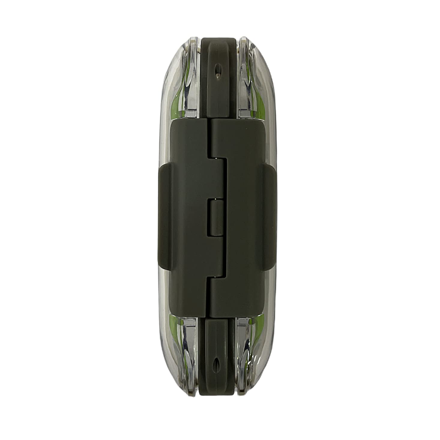 Ice Jig/Fly Box - Two Sided - Holds 98 Jigs Green