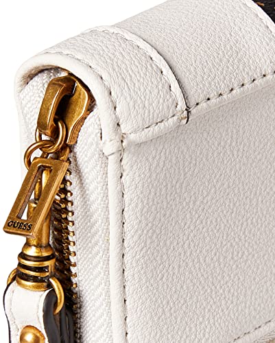 GUESS womens Bling Large Zip Around Wallet, Stone Multi, One size US