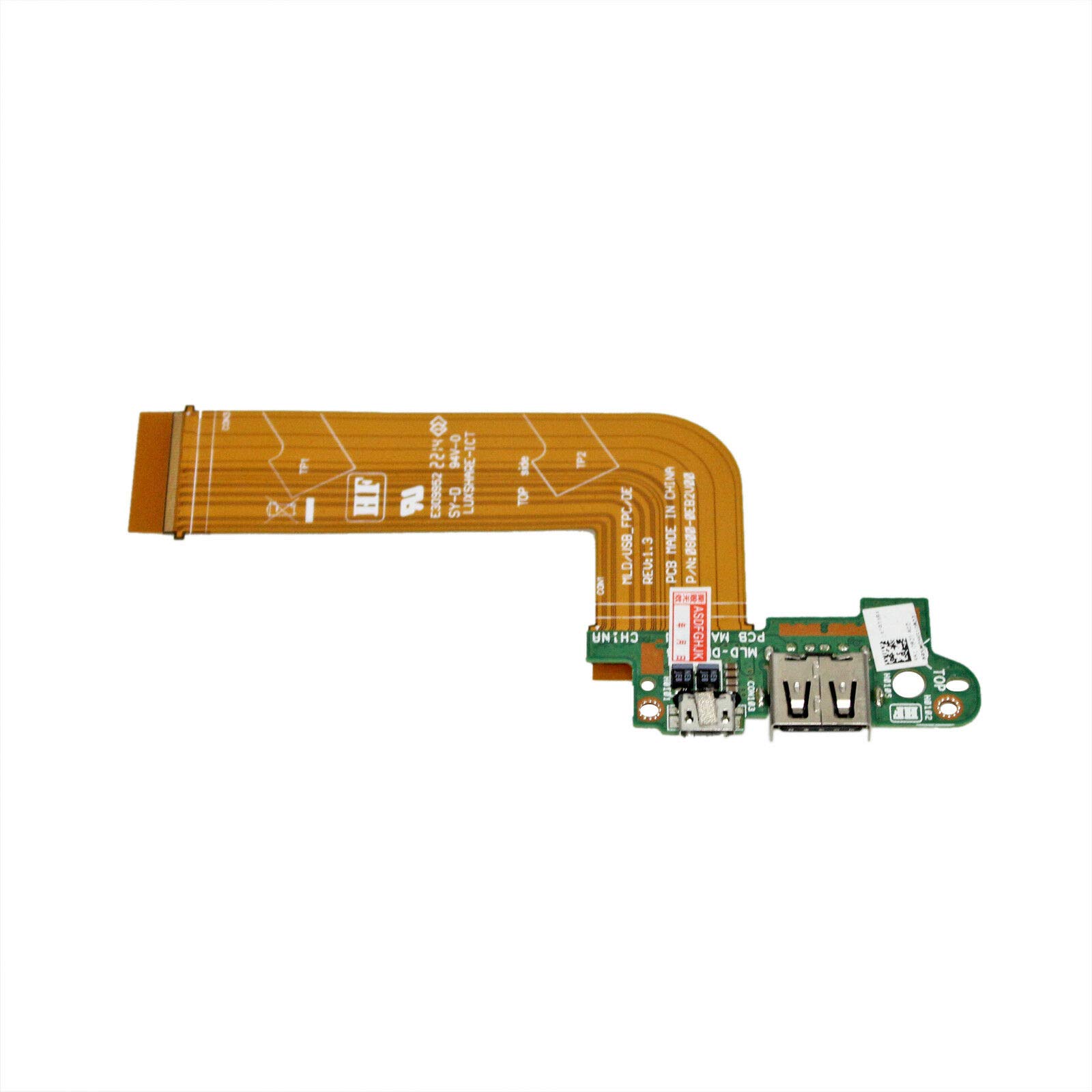 GinTai MLD-DB-USB Charge Charging Port PCB Board Replacement for Dell Venue 11 PRO T06G 5130 Tablet